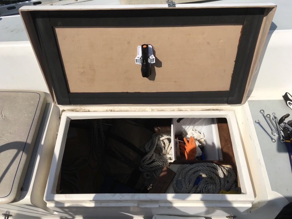 Two cockpit locker ideas - General Discussion - Freedom Yachts Owners ...